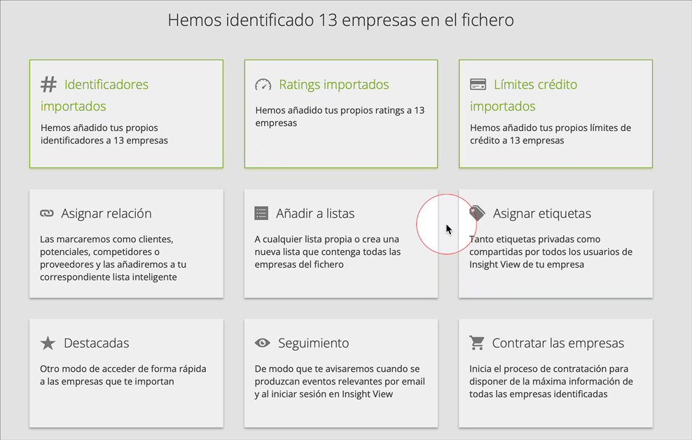 Designate your relationship with companies – Insight View